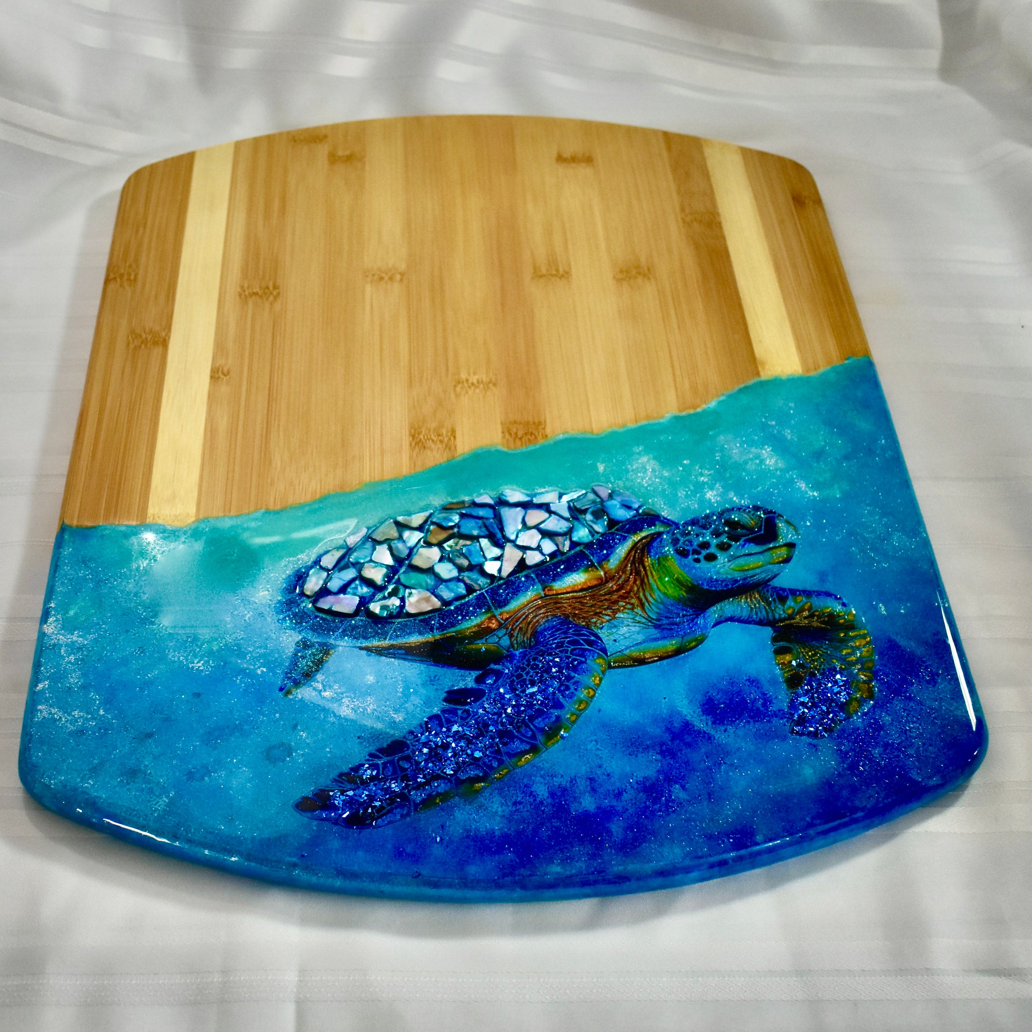 Sea Turtle Charcuterie-Cutting Board • Multi-purpose Sea Turtle Servin ...